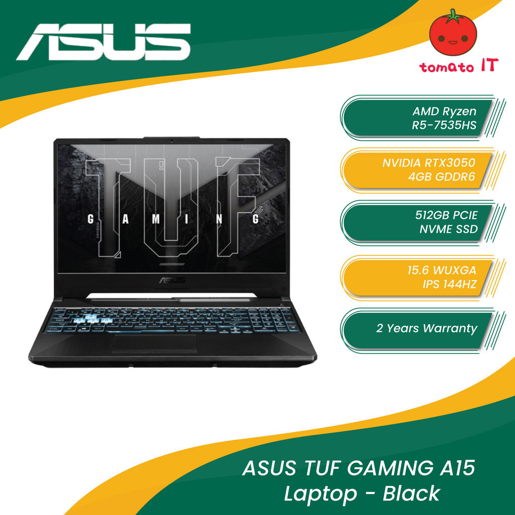 ASUS TUF GAMING A15 FA506N-FHN888W - Gaming Laptop (15.6"/R5-7535HS ...