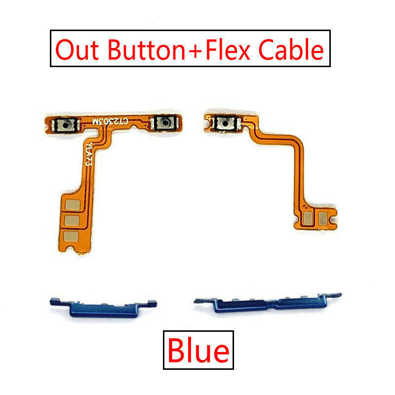 For OPPO A73 F5 Youth Power on / off Switch Button Side Volume Up Down ...
