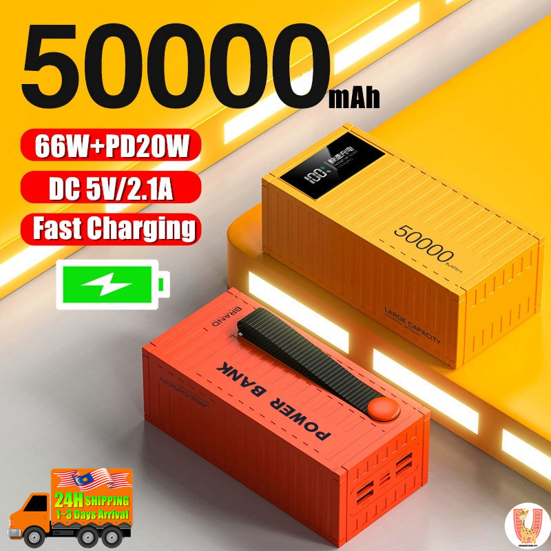 New Container Power Bank 50000mAh Super Large Capacity Fast Charging ...