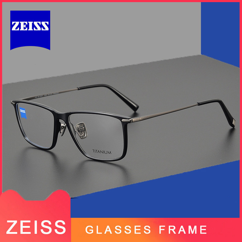 ZS75007 ZEISS Eyeglasses Frame Non-allergic Pure Titanium Leg Anti-skid ...