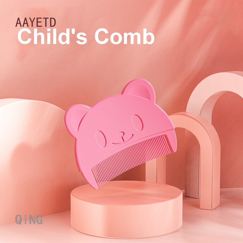 QJZB1 Fetal Head Fat Comb Infant Bathing Comb Newborn Hair Brush Hair ...