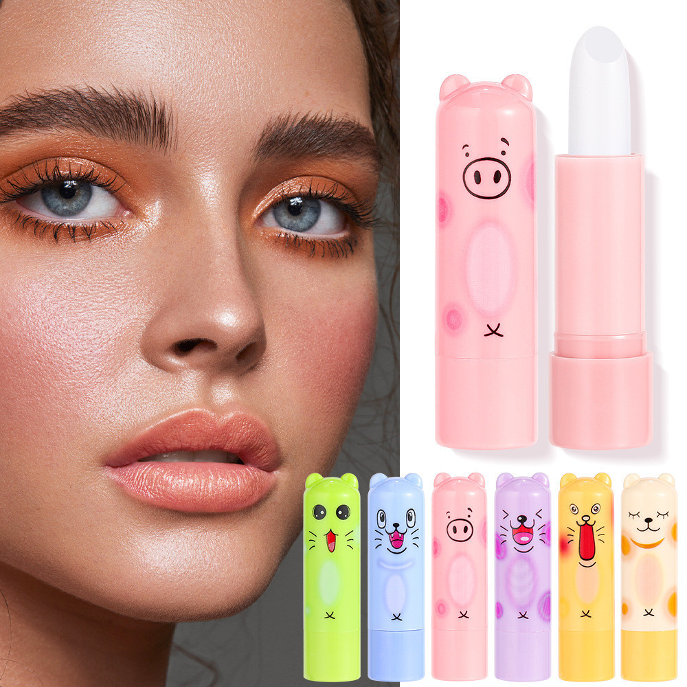 Cute Cartoon Shape Lip Balm Stick,Moisturizing Nourishing Lip Balm,Fade ...