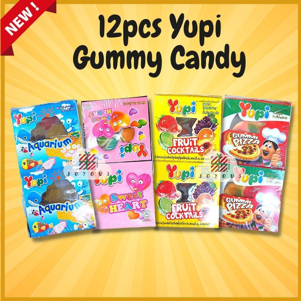 12pcs Yupi Gummy Candy Series +- 15g (1Box =12pkt) | Shopee Malaysia