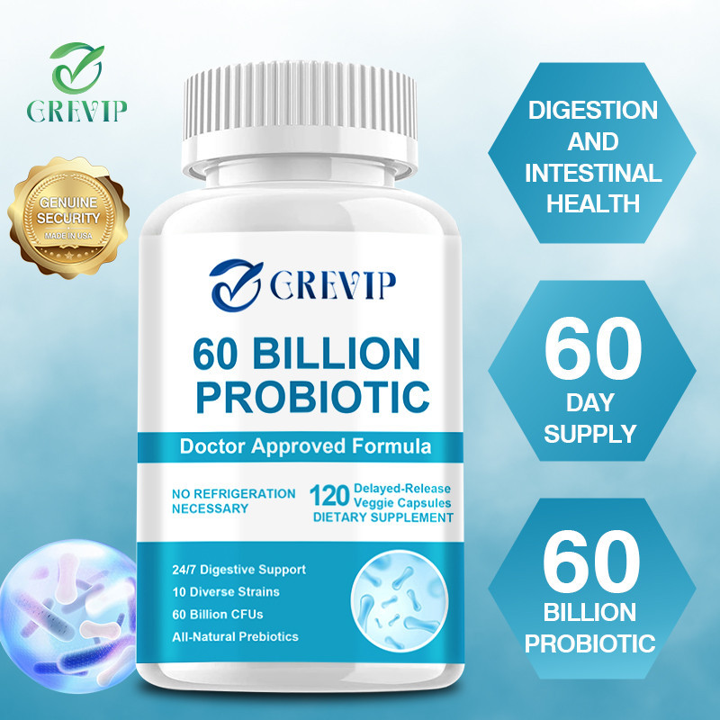 【GREVIP】60 Billion Probiotics - Support intestinal health and relieve ...