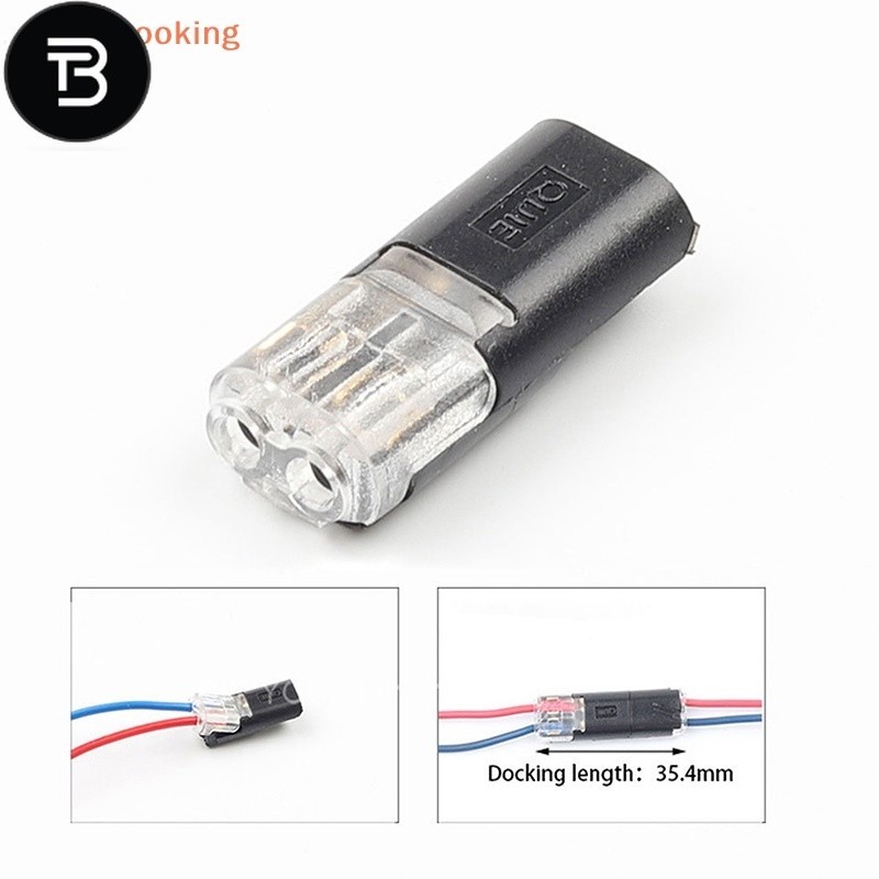 TB [LargeLooking] 10PCS 2 Pin Way Plug Car Waterproof Electrical ...