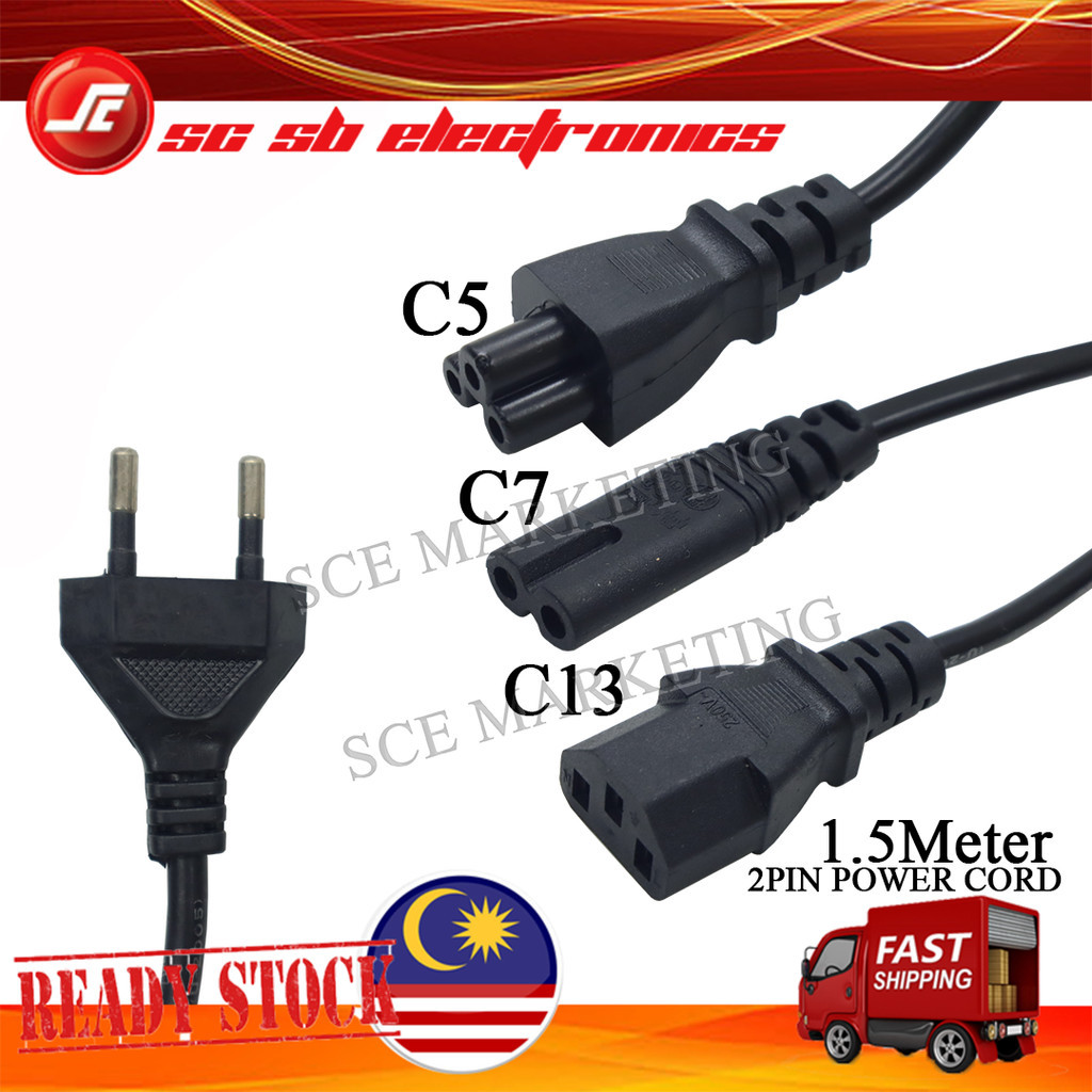 2 PIN UK 13A FUSE PLUG TOP DESKTOP PC LCD MONITOR LAPTOP PRINTER POWER ...