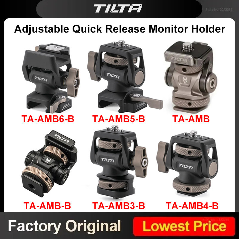 Tilta TA-AMB-B TA-AMB Adjustable Quick Release Monitor Holder Camera ...