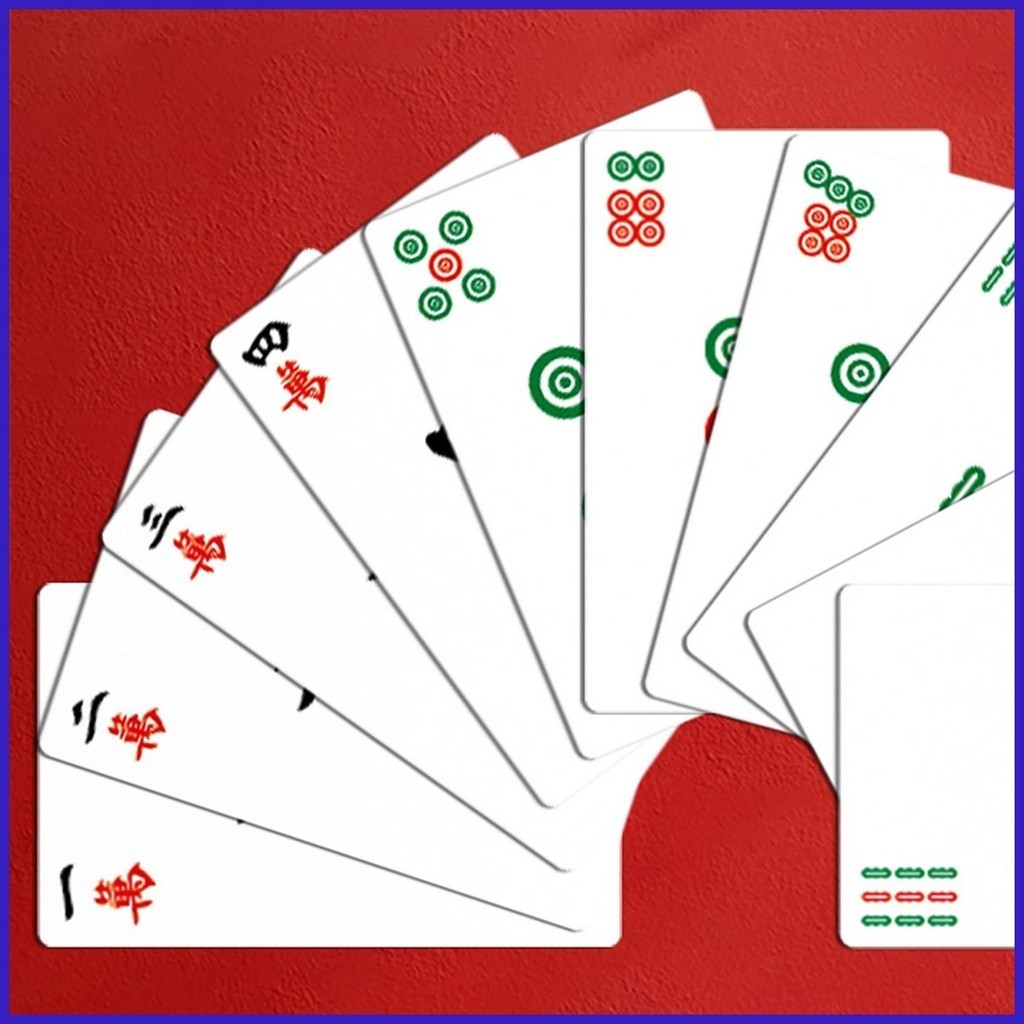 Mahjong Travel Set 146pcs/set Mahjong Playing Cards Thicken Large Print ...