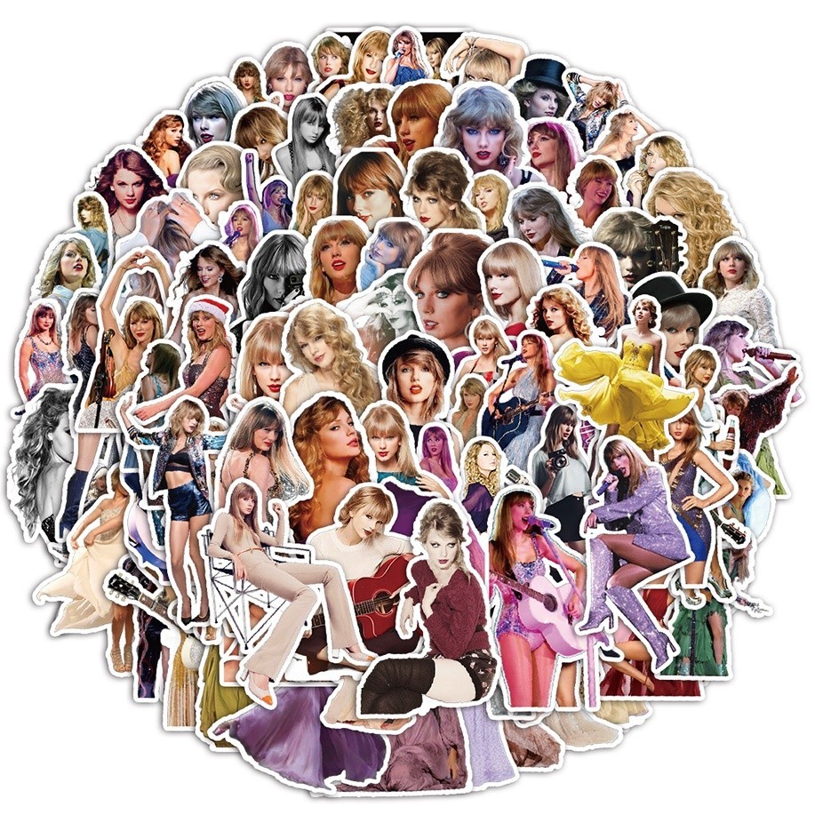 100PCS Taylor Swift Concert Daily Beauty Photo Graffiti Stickers for ...