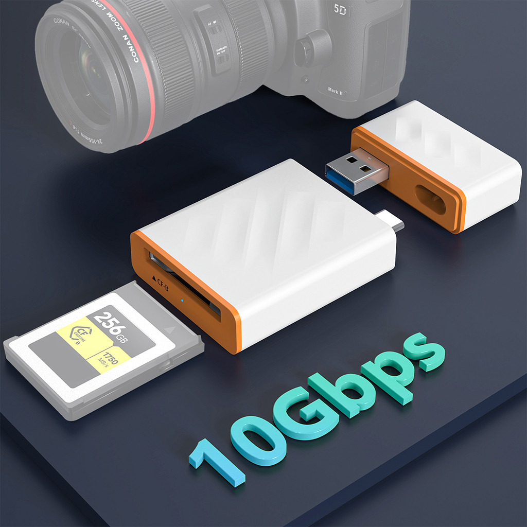 Detachable 2 in 1 CFexpress Type B Card Reader CF Express Card Reader ...