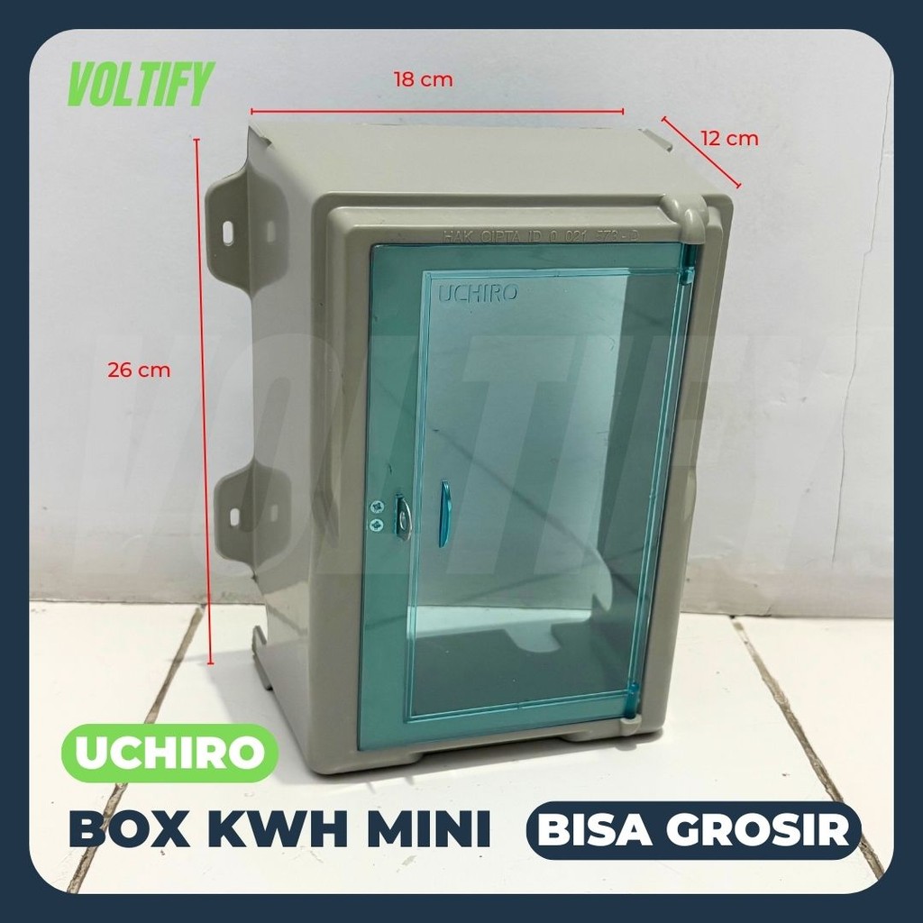 (Voltify) Uchiro Prepaid Token Voucher KWH MINI Meter Box Lid: Optimal ...