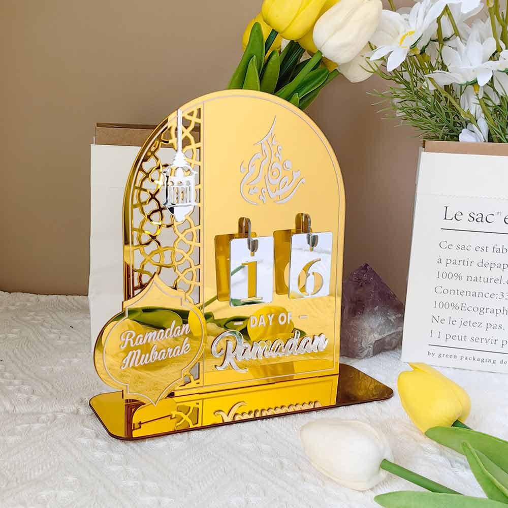 Acrylic Ramadan Countdown Calander With Replacing Numbers Ideal Gift ...