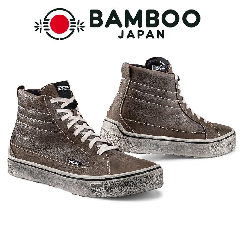 Daytona TCX motorcycle riding shoes made of full-grain leather ...