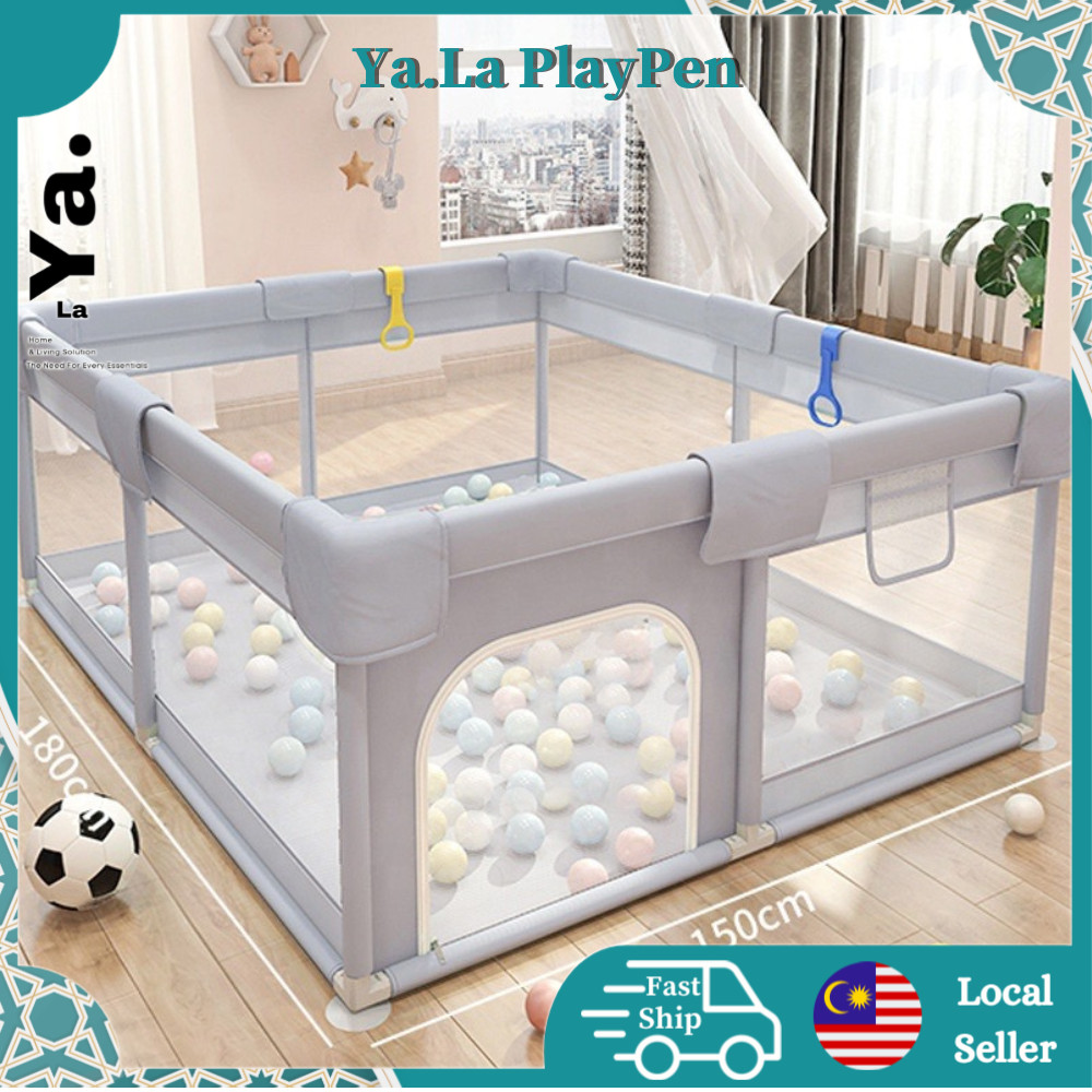 Baby Playpen Children Pagar Fence Activity Kids Playpen Safety PlayPen ...