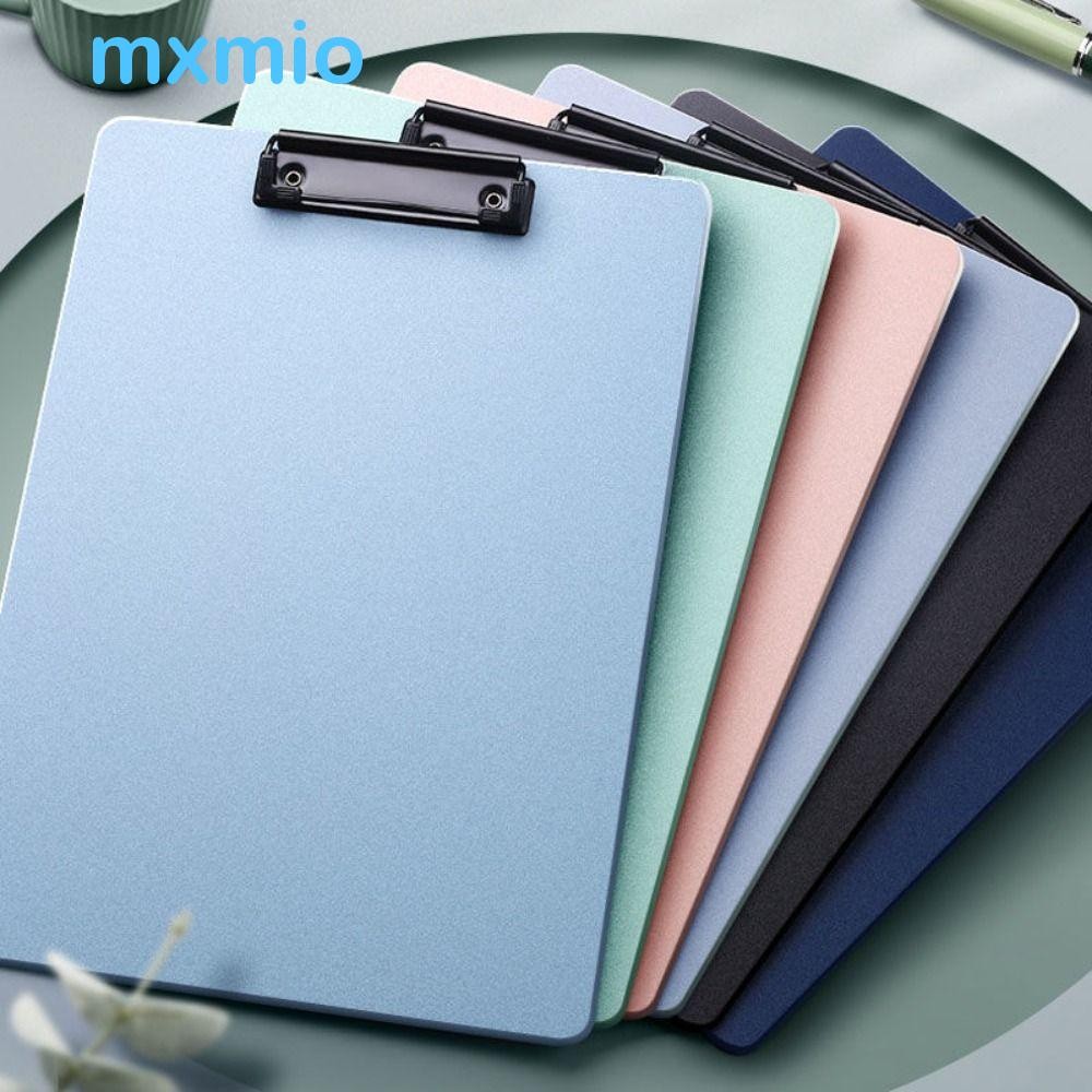 MXMIO A4 File Folder, With Low Profile Gold Clip Writing Sheet Pad ...