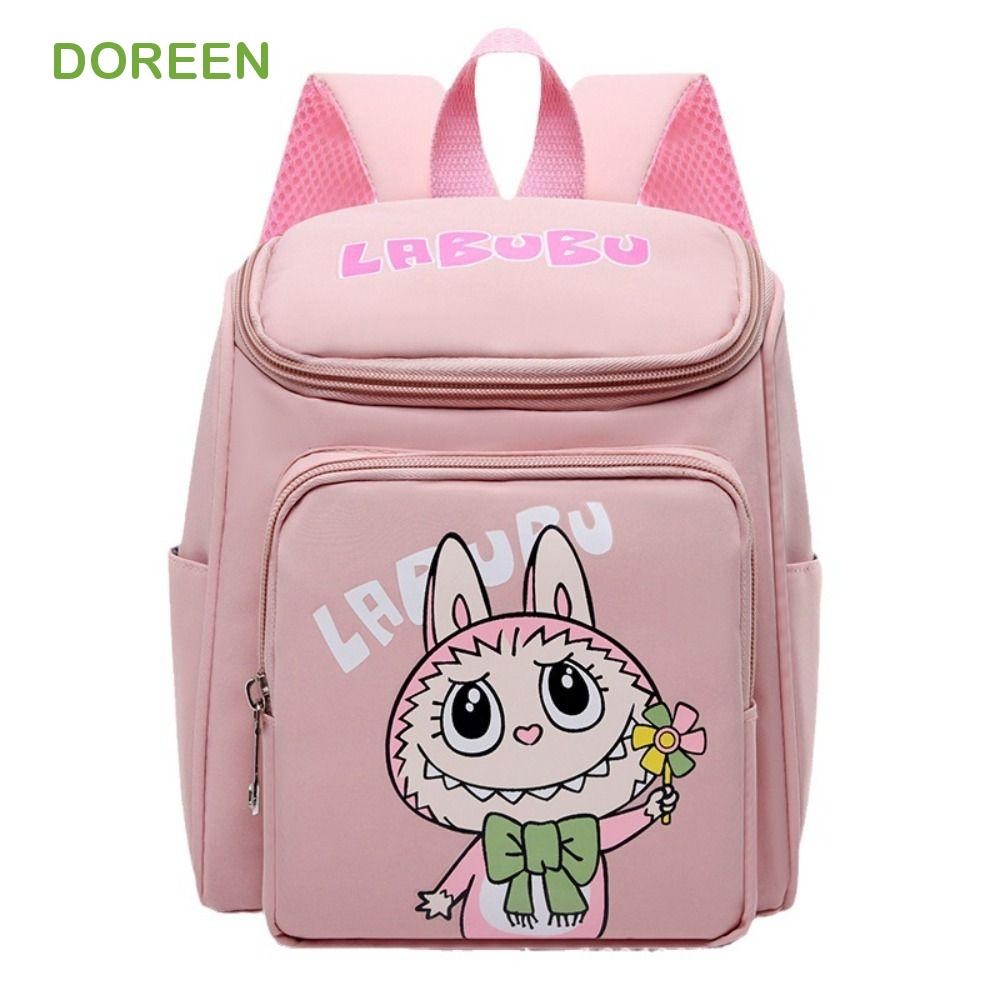 DOREEN Labubu Backpack, Cartoon Design Large Capacity Children's School ...