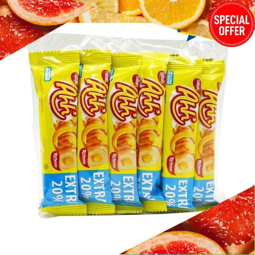 (11pcs) Snek Nabati Ahh Richeese Cheese Cream Snack | Shopee Malaysia