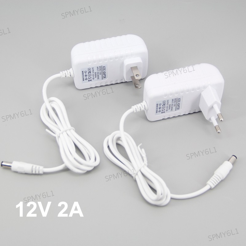 White LED Driver AC 100V-240V to DC 12V 2A 2000ma Power Supply Adapter Transformers Switching ...