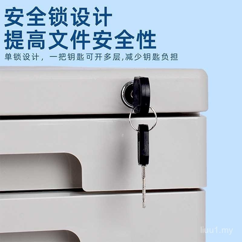 Creation Office Plastic File Cabinet with Lock a4 Drawer Type Data ...