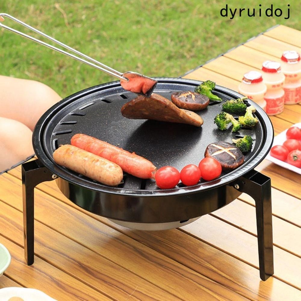 DYRUIDOJ Charcoal Grill, Removable Round Barbecue Grill, Easy To Clean ...