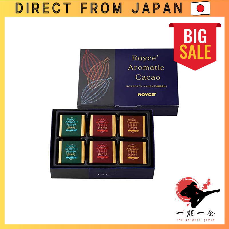 [ROYCE'] Royces Aromatic Cocoa Assortment of 3 Types Renewal [Bitter ...