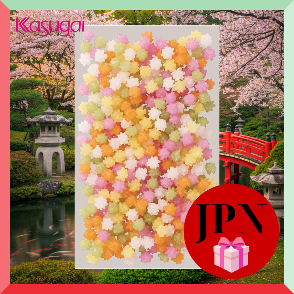 Kasugai Konpeito 1kg Bulk Japanese Colorful Sugar Candy Traditional ...