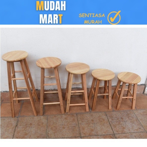 Solid Wood Bar Chair Ladder Stool Simple Bar Chair Wood Stool High Foot ...