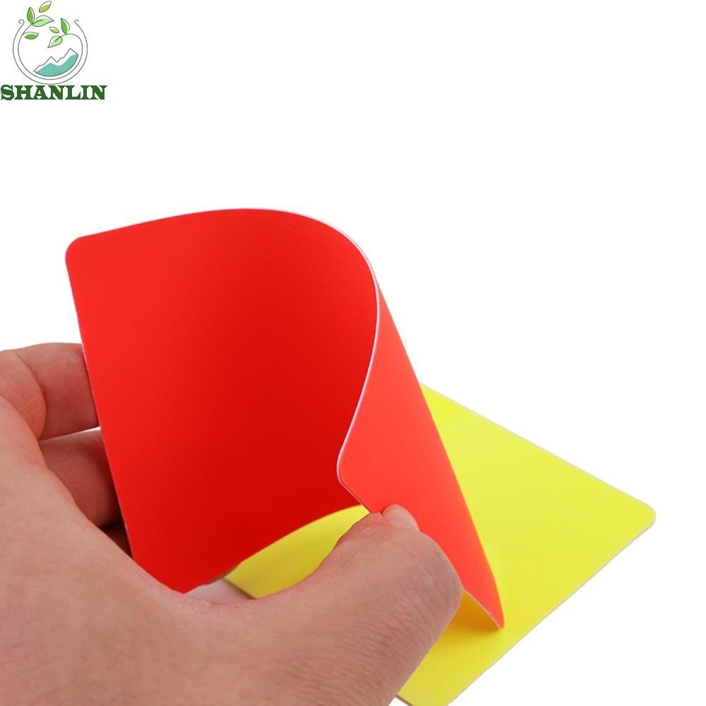 SHANLIN Football Referee Cards, Sports Tool Yellow Card PVC Football ...