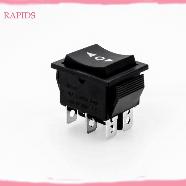 RAP Maintained Rocker Switch Polarity 6pin 20a 12v DPDT With Reset ...
