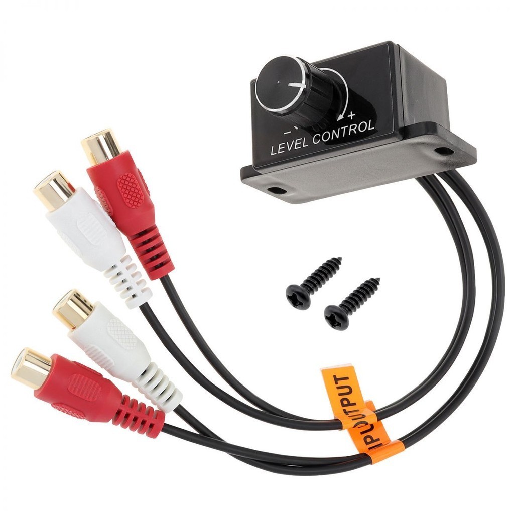 12V Universal RCA Level Controller Knob for Car / Motorcycle / Speakers ...