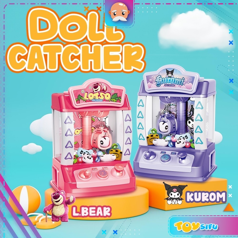 Claw Machine Doll Catcher Cartoon Anime Theme Cute Mini Arcade Prize ...