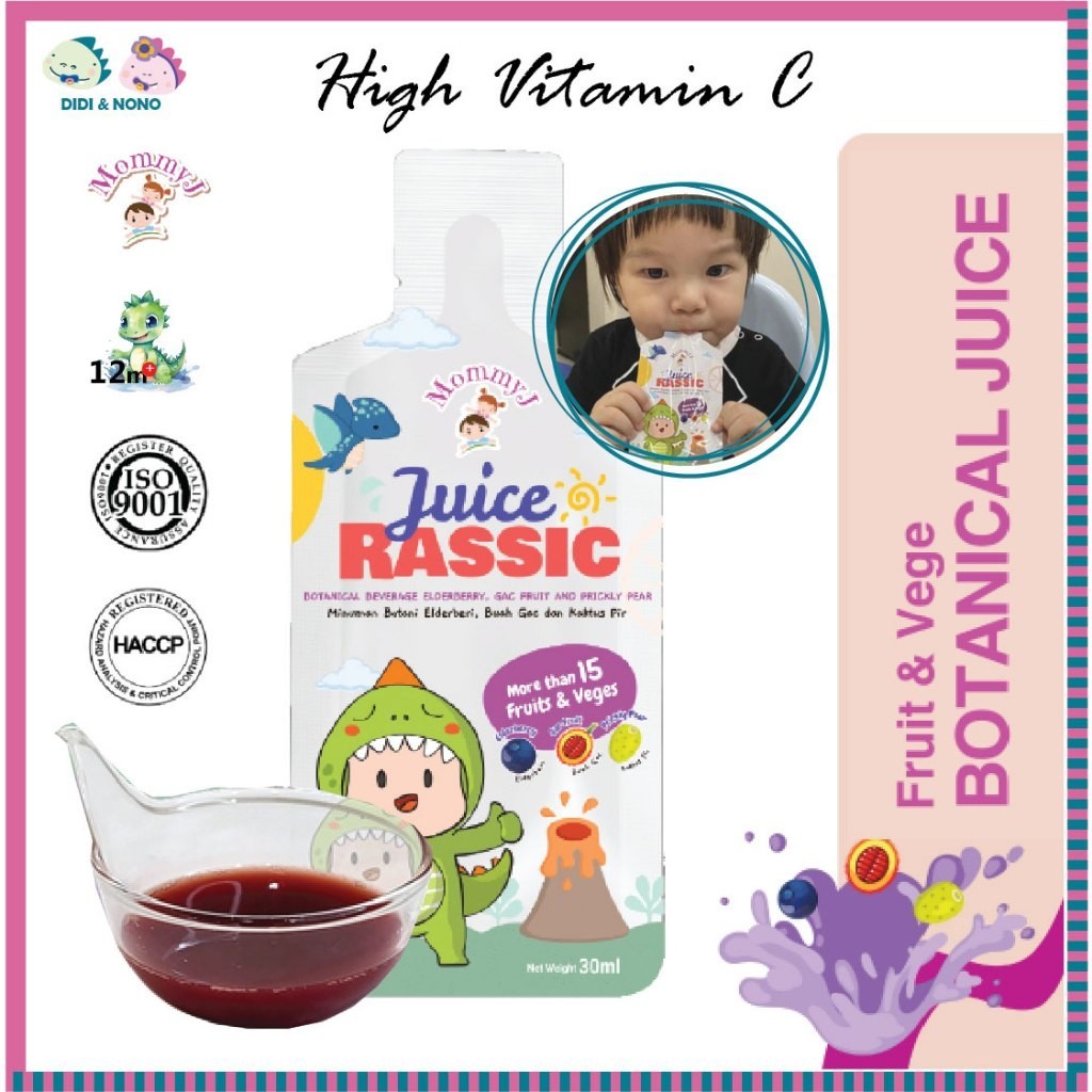 MommyJ Juice-rassic Baby Botanical Fruit and Vege Juice (30ml) | Baby ...