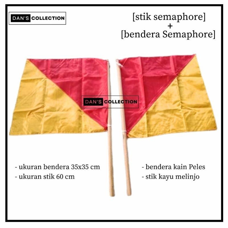 Semaphore Flag Plus Semaphore Stick | Semapor Flag Plus Semapor Stick ...