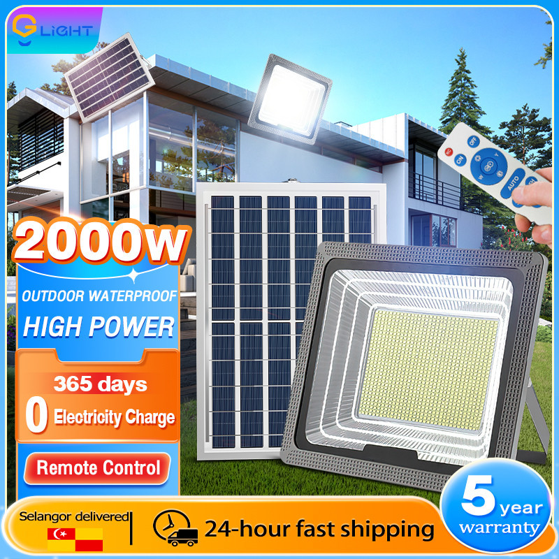 Lampu Solar Light Outdoor Lighting Garden Waterproof Lighting LED Solar Lamp Spotlight 600W ...