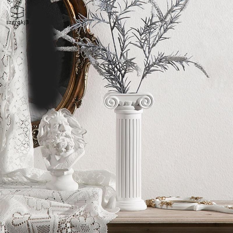 [szgrqkj3] Greek Column Flower Vase Statue Dining Room Wedding Roman ...