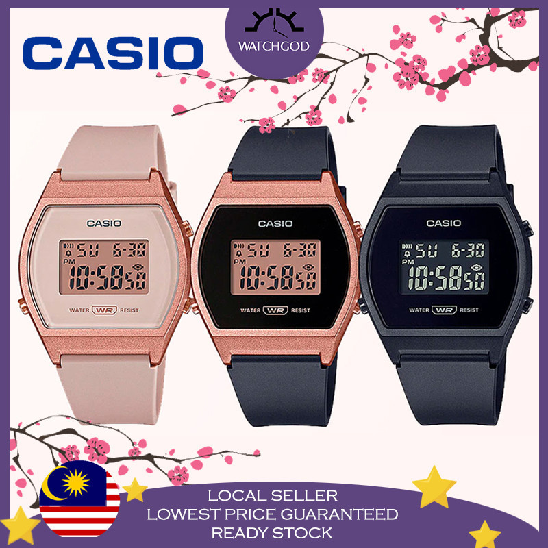 [100% READY STOCK] CASIO Sakura LW-204-4A LED Digital Sports Women ...