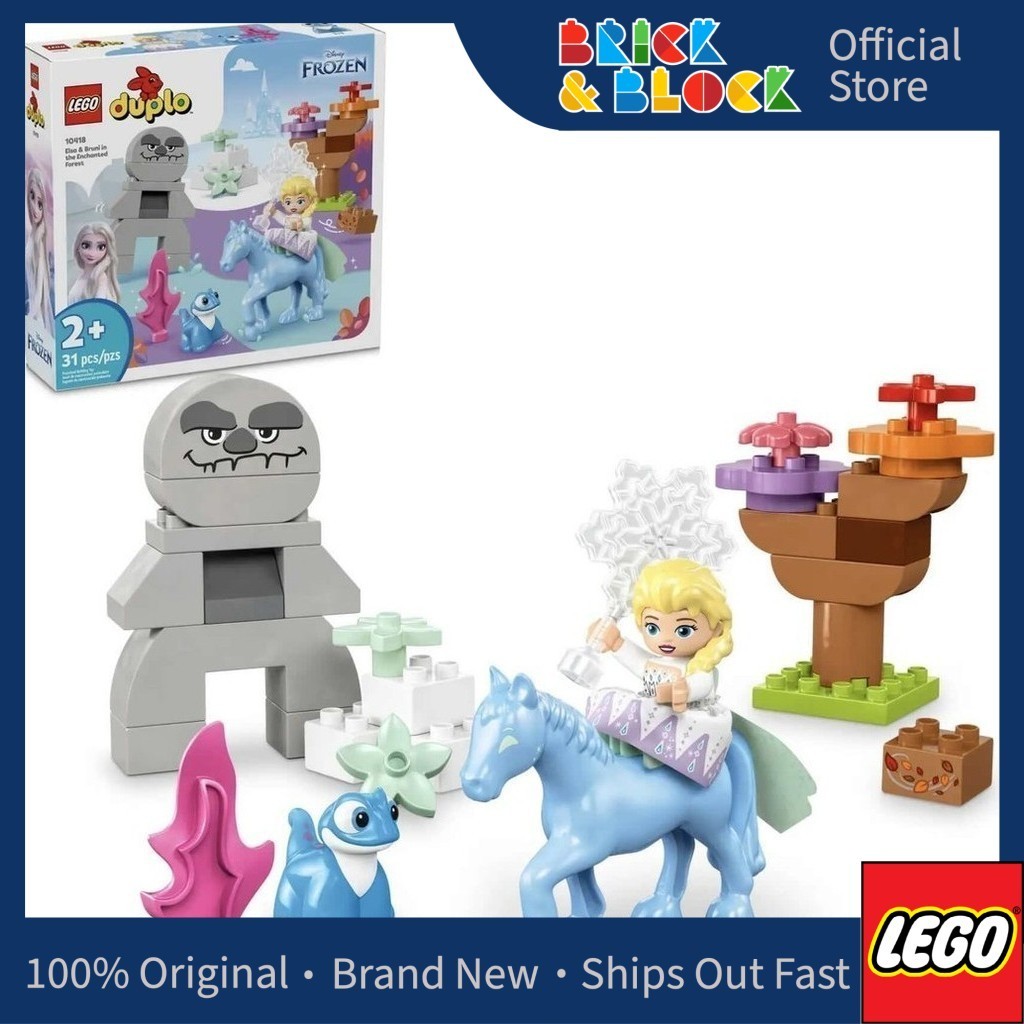 LEGO 10418 Elsa & Bruni in the Enchanted Forest | LEGO Duplo | Elsa ...
