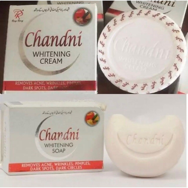 Chandni set Whitening Cream + soap | Shopee Malaysia