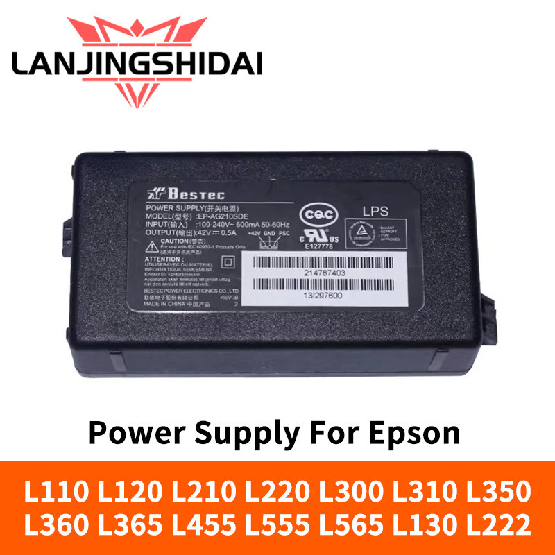 Power Supply Adapter Charger For Epson L110 L120 L210 L220 L300 L310 2804