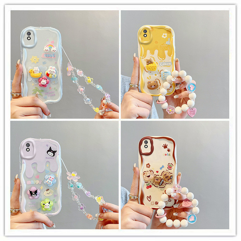 casing redmi 9a Cute cream 3D doll phone case for redmi 9a case bts ...