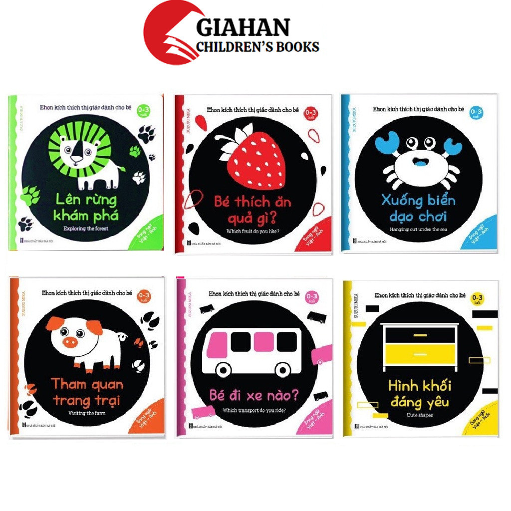 Book - Ehon Visual Stimulation for Children 0-3 Years Old - Bilingual ...