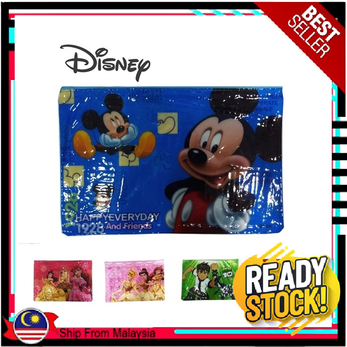 (READY STOCK) Disney Pvc Folder Storage File I A4 Size I Folder Kertas ...