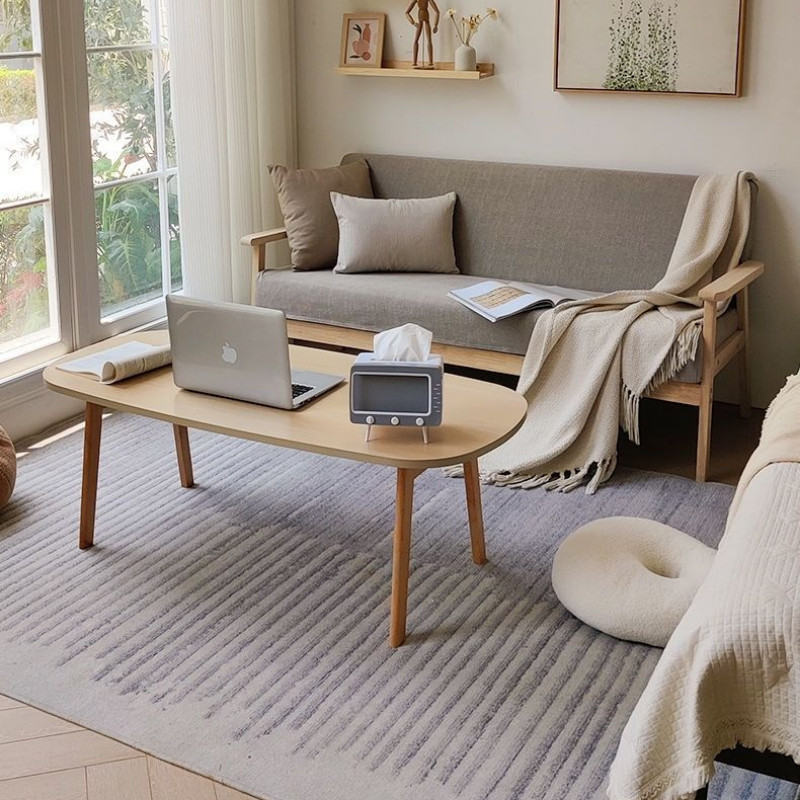 Solid Wood Foldable Coffee Table Living Room Coffee Table Bedroom Small ...