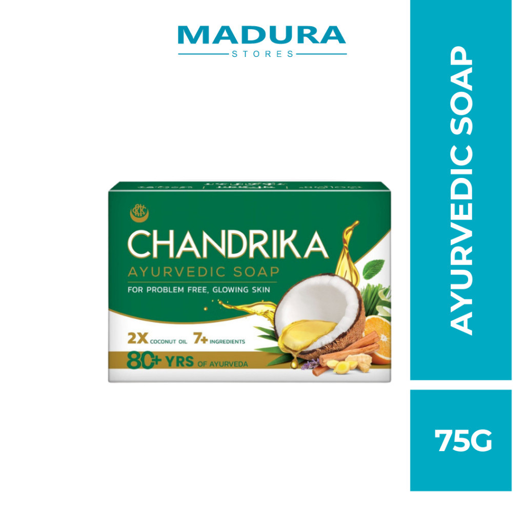 Chandrika Original Ayurvedic Soap 75g (New Packaging) | Shopee Malaysia
