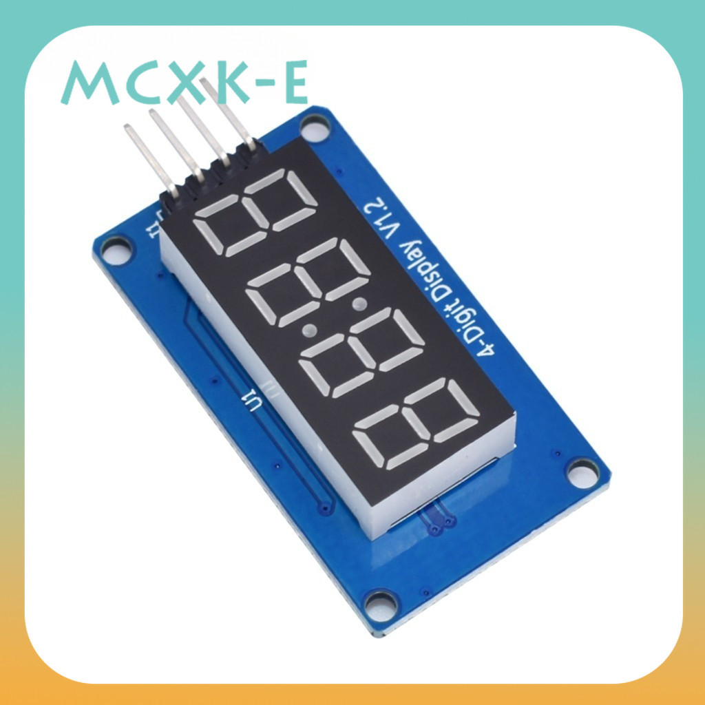 4 Bit TM1637 7 Segments Digital Display Tube Red 4-Digit LED Display ...