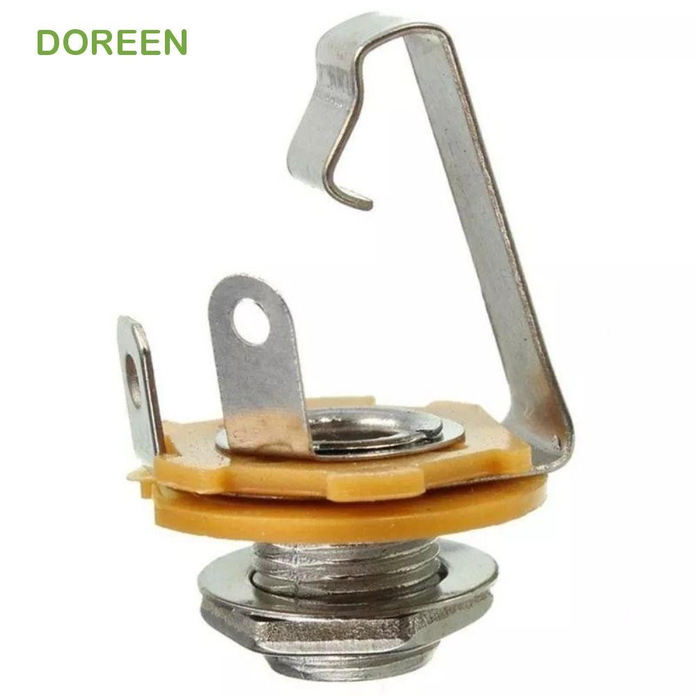 DOREEN 10pcs Electric Guitar Input Jack, Plug Socket 1/4" (6.35mm ...