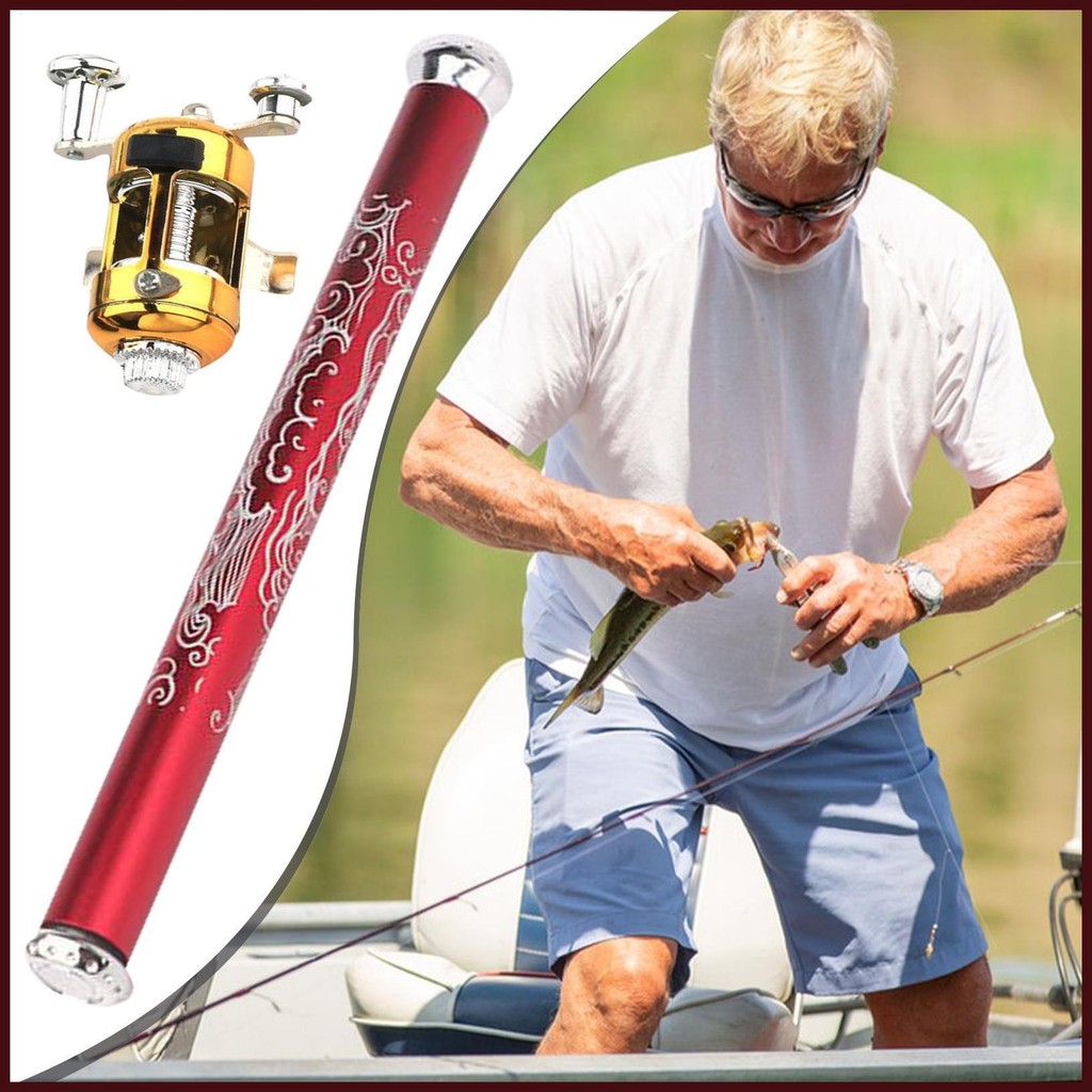 Telescopic Fishing Rod Small Telescoping Pocket Rod Pen Folding Pole ...