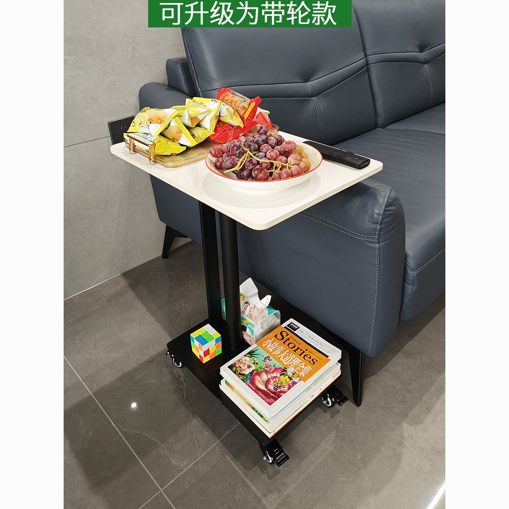 Meja Sisi Sofa Batu Tersinter Nordic Ruang Tamu Alih Pelbagai Fungsi ...