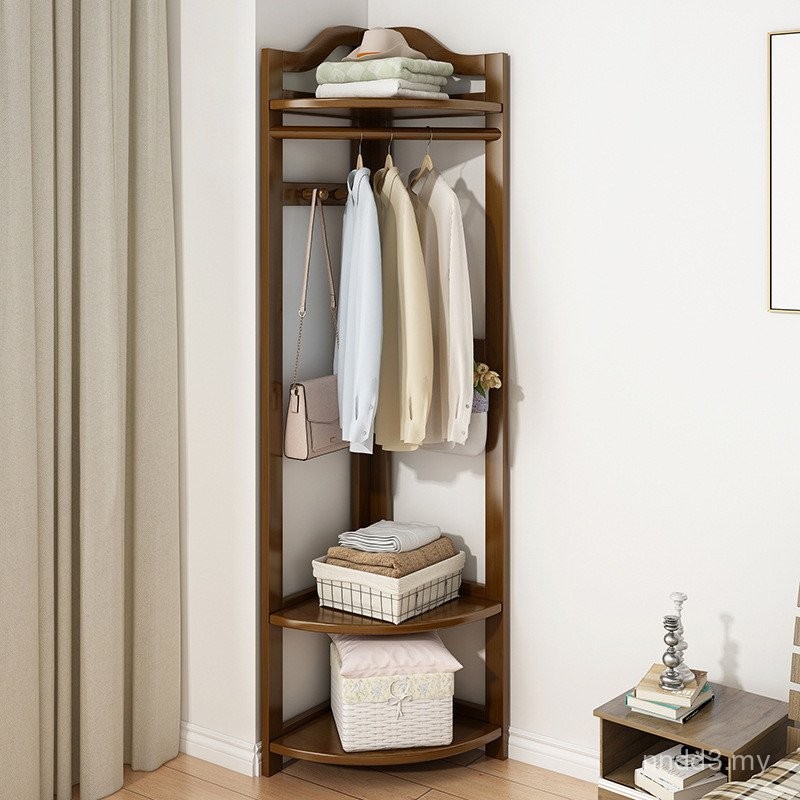 Corner Coat Rack Simple Corner Hanger Floor-standing Bedroom ...