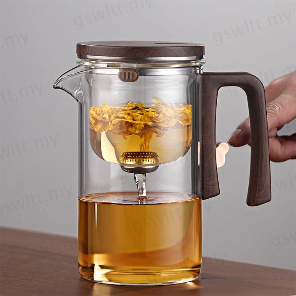 GSWLTT Automatic Tea Pot, Automatic Separation Glass Teapot, Magnetic ...